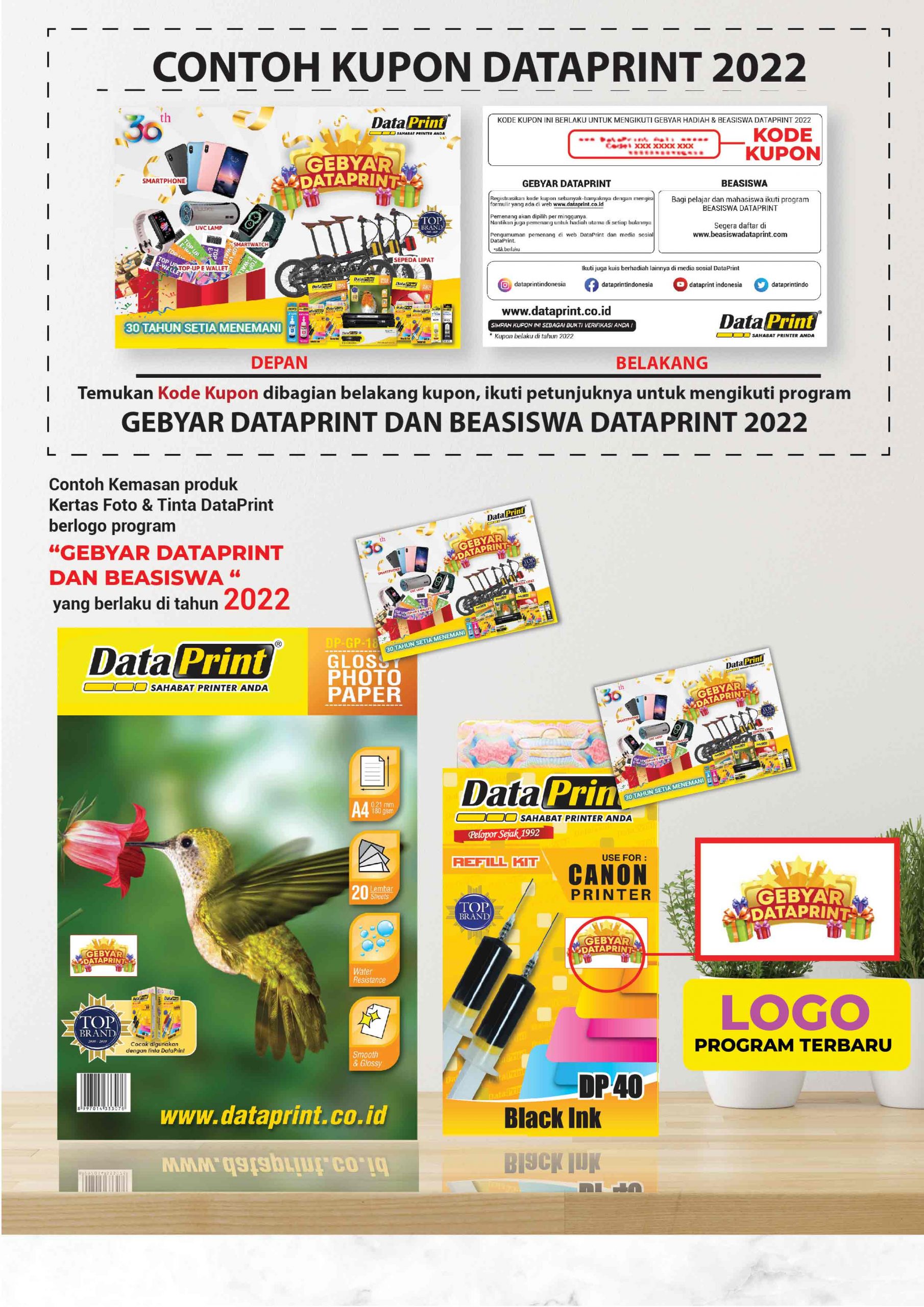 Kupon – Beasiswa DataPrint