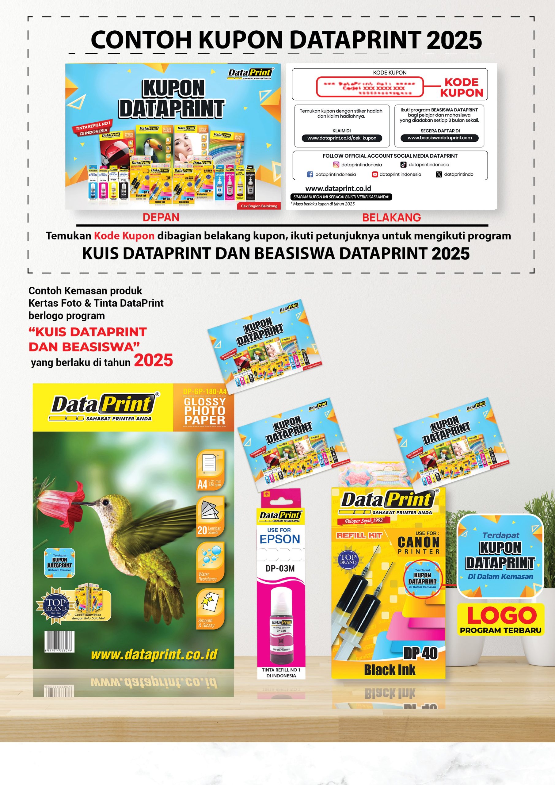 Kupon – Beasiswa DataPrint